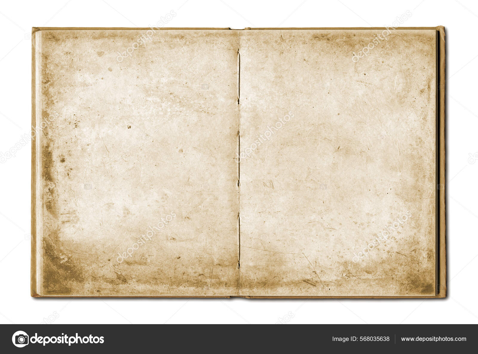 Vintage Open Book Template