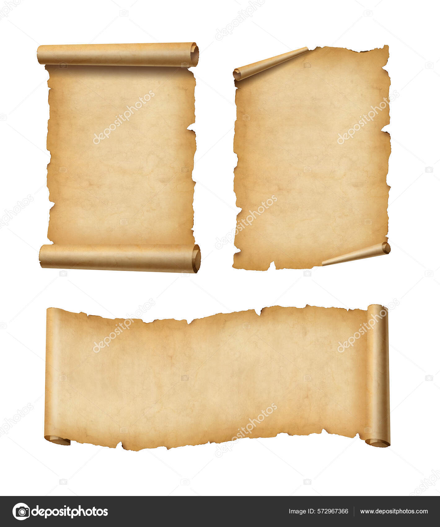 Banner De Rolagem De Pergaminho