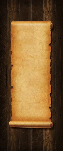 Scroll Banner Template Brown