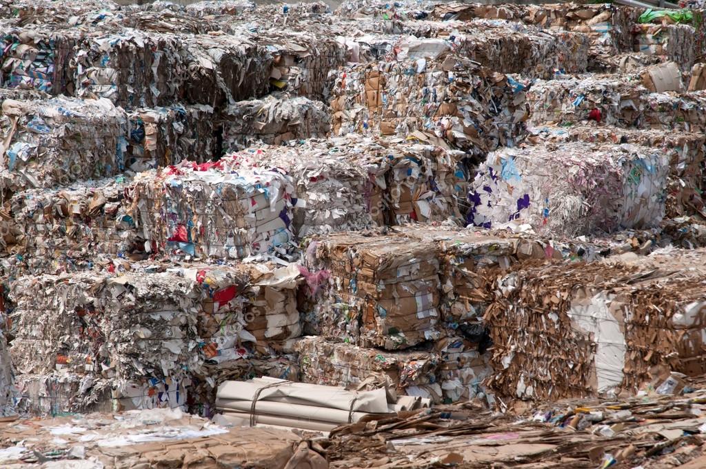 Paper and pulp mill - Waste paper — Stock Photo © moreno.soppelsa #13369910