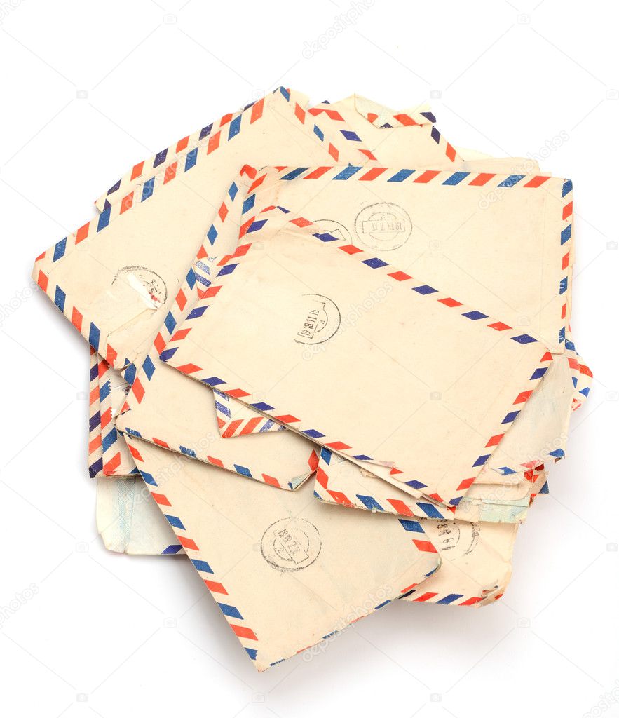 Stack of old letter Stock Photo by ©firefox 21632129