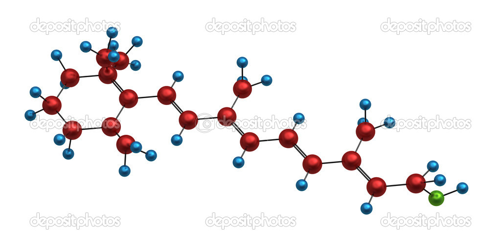 Molecule of retinol Stock Photo by ©Boris15 22057321