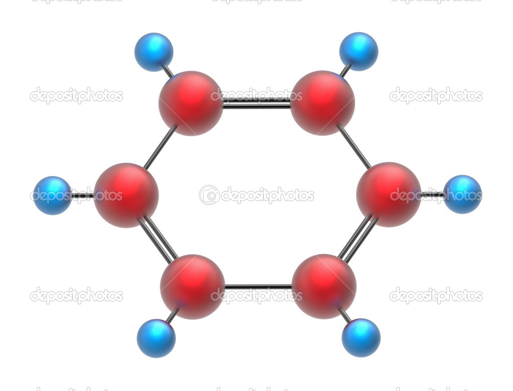 Benzen molekülünün — Stok Foto © Boris15 #35983111