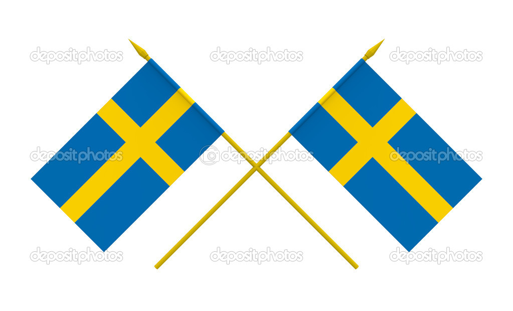 flaggor, Sverige — Stockfotografi © Boris15 #50587007