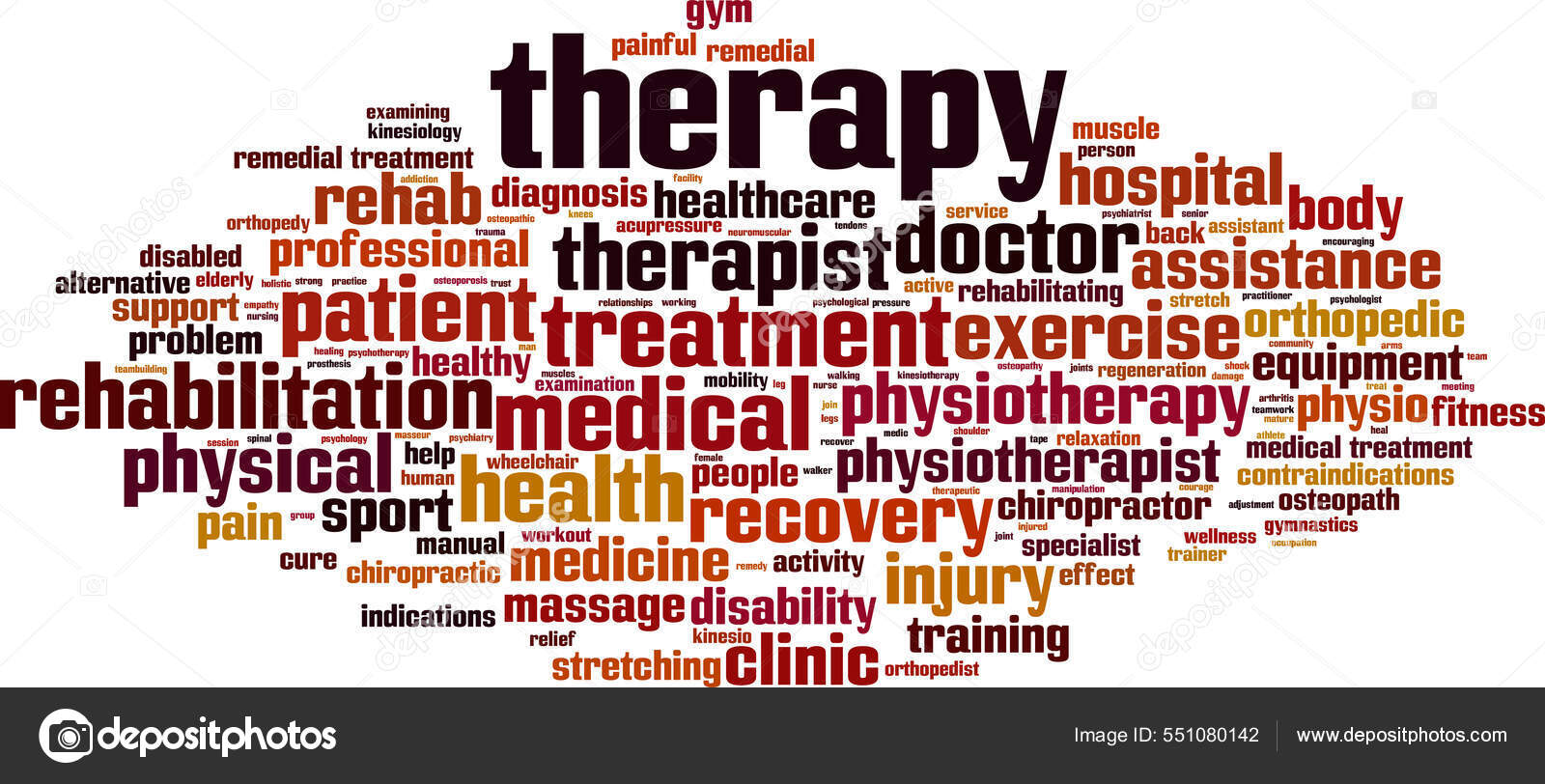 Therapy Word Cloud Concept Collage Made Words Therapy Vector ...