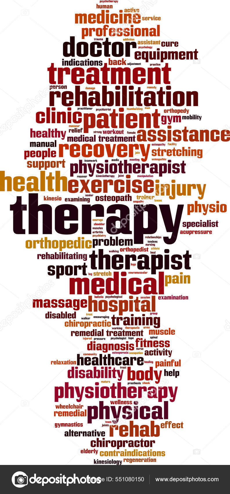 Therapy Word Cloud Concept Collage Made Words Therapy Vector ...