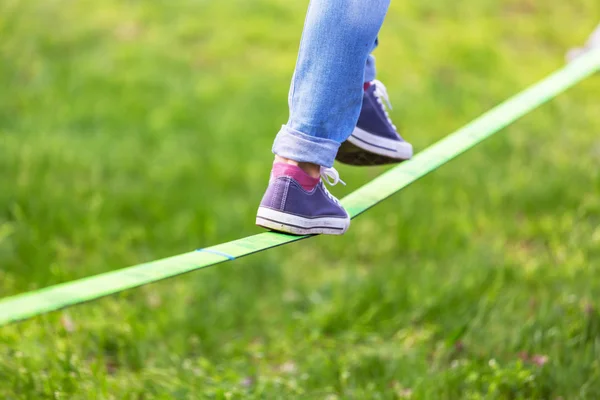 Slack line Stock Photos, Royalty Free Slack line Images | Depositphotos