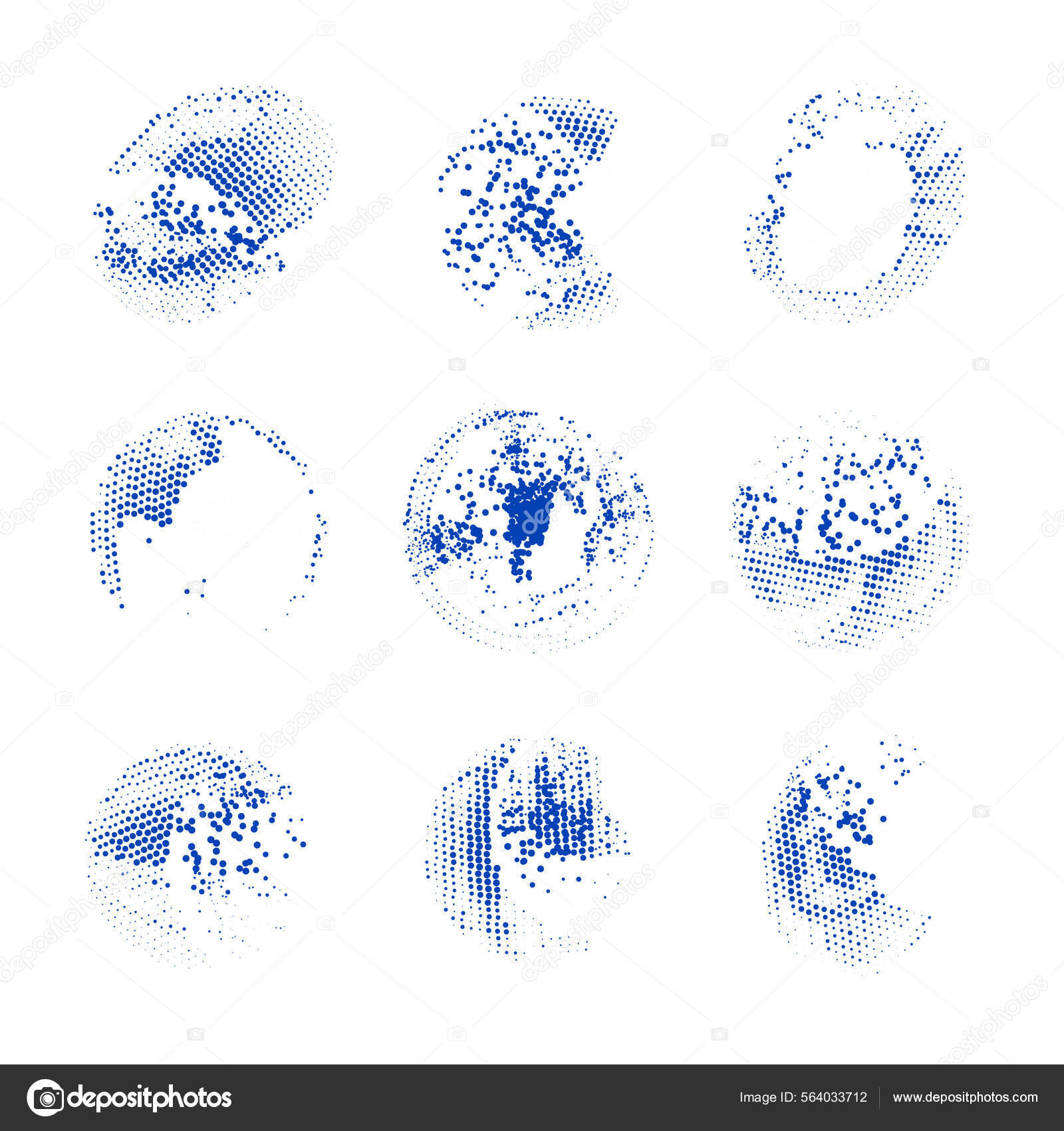 World Map Different Elements Stock Vector by ©wenjun3005 564033712