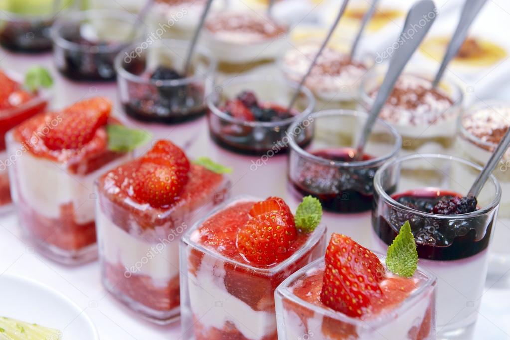 Tiramisu, Panna cotta, creme brulee Stock Photo by ©sergioz 27807001