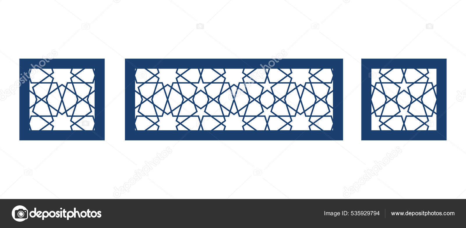 Islamic laser cut pattern decorate Ramadan card Stock Vector by ©Nataly ...