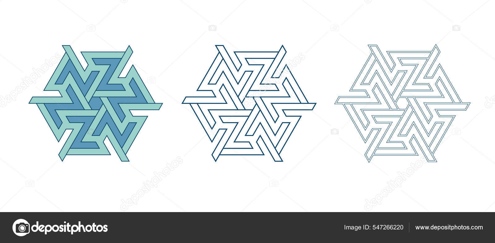 Persian geometric mosaic rosettes for Ramadan card Stock Vector by ...