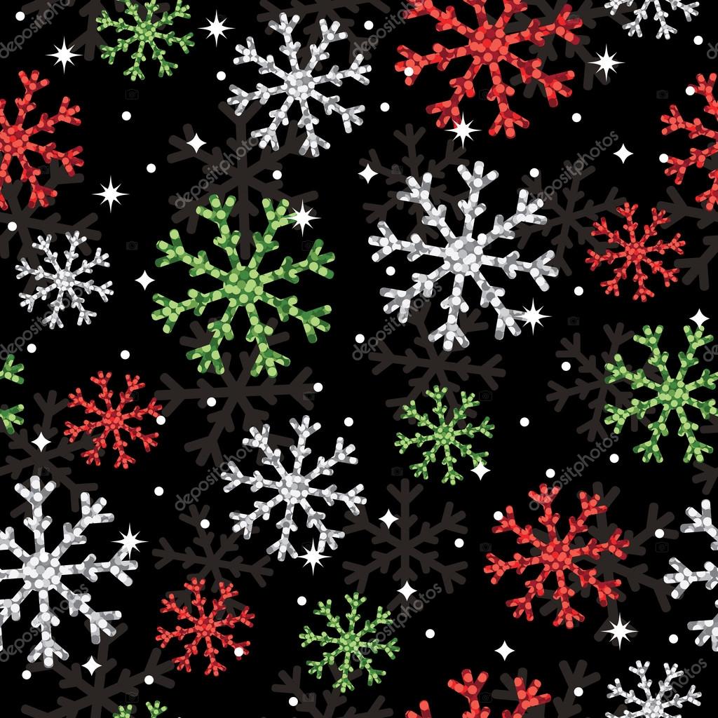 Glitter snowflake pattern — Stock Vector © mattasbestos #14597927