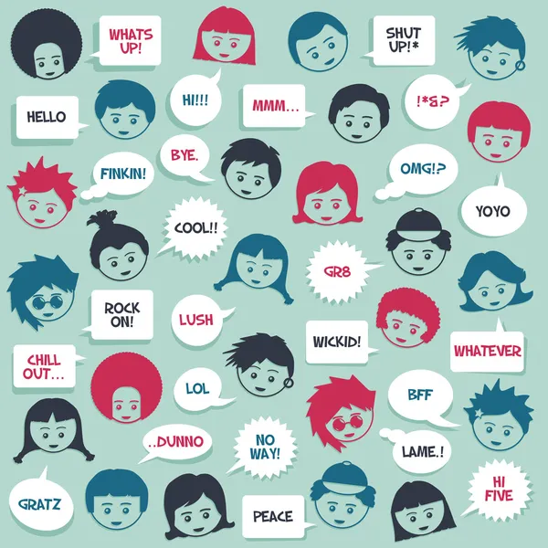 Kids stickers — Stock Vector © mattasbestos #2076932