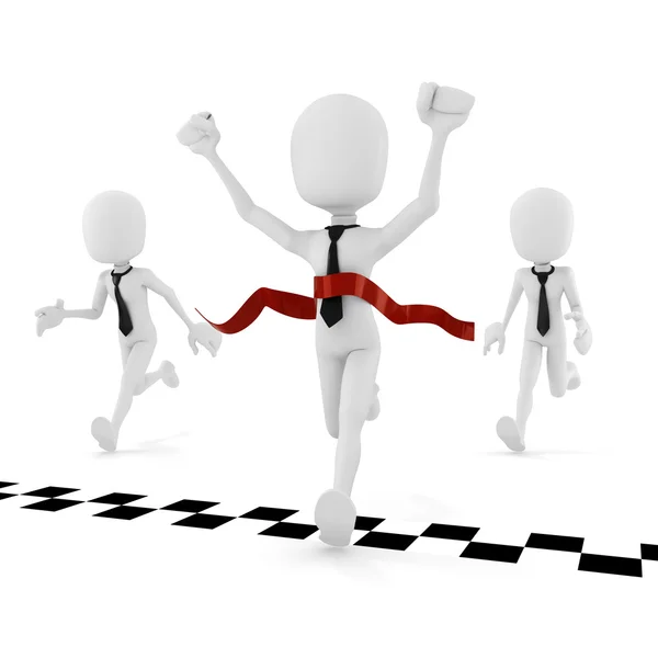 3d man athlete competition, on white background Stock Photo by ...