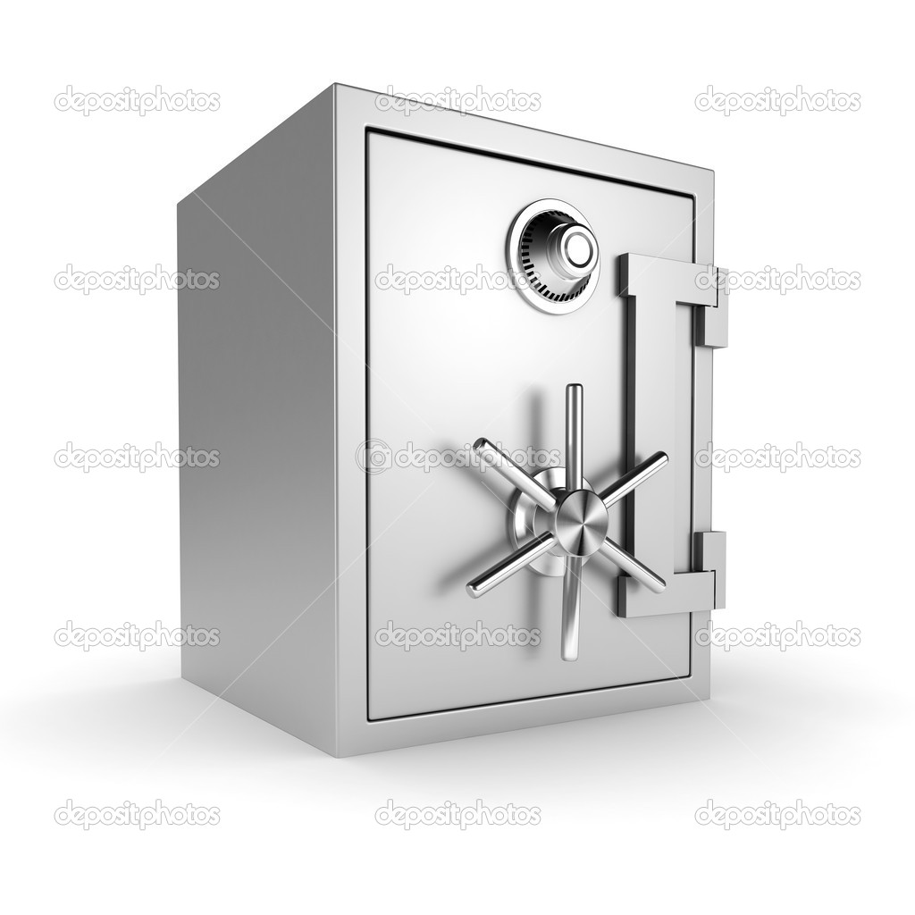 3d vault on white background Stock Photo by ©digitalgenetics 25048299