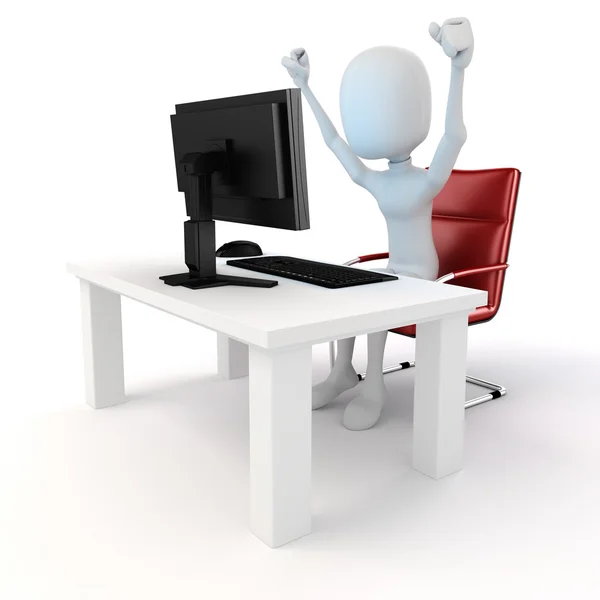 3d man happy Stock Photos, Royalty Free 3d man happy Images | Depositphotos