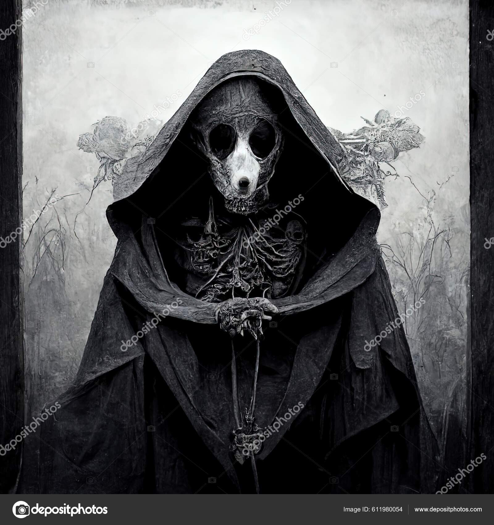 Female Grim Reaper Makeup