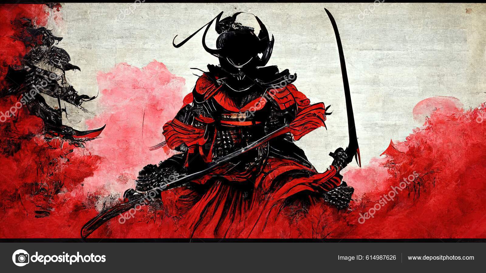 Japanese Swordsman Art