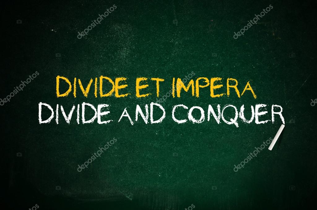 Divide and conquer Stock Photo by ©stevanovicigor 14855601