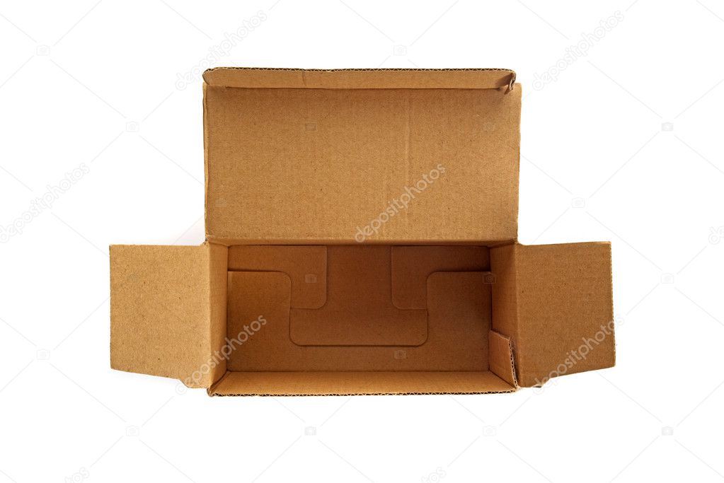 Empty cardboard box Stock Photo by ©stevanovicigor 27844551