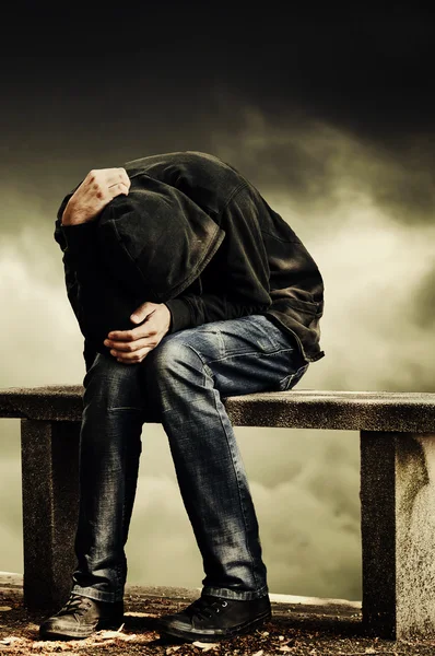 Man with problems - Stock Image - Everypixel