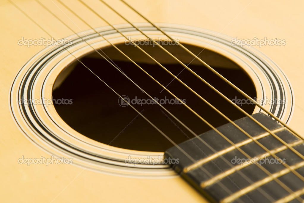 Acoustic guitar — Stock Photo © stevanovicigor #32841411