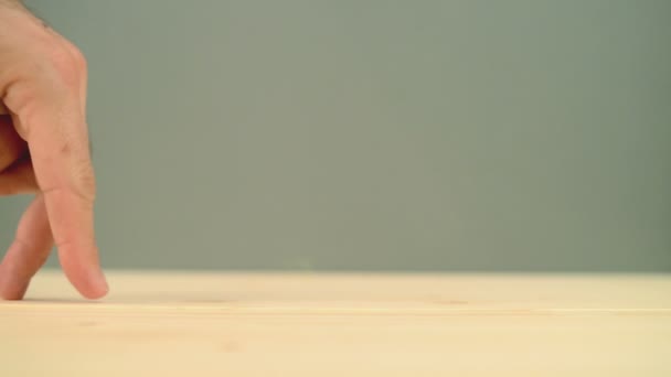 Finger walk. Male hand gesturing a finger walk. 1920x1080, full hd ...