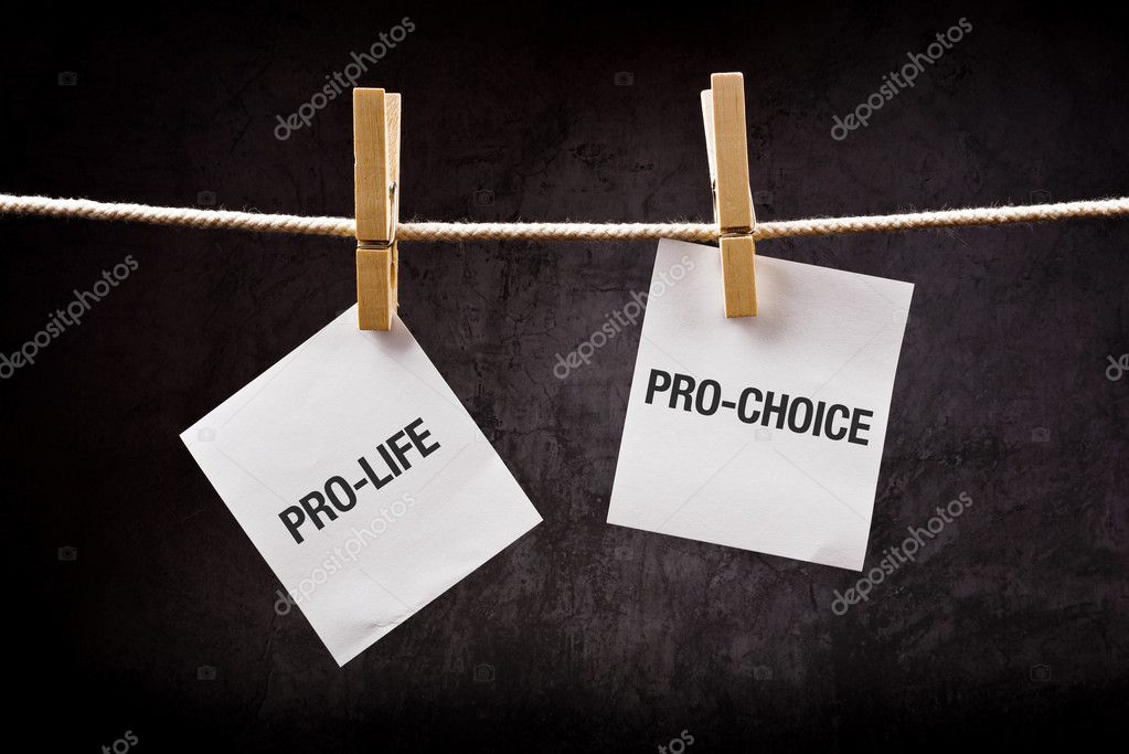 Pro-life vs pro-choice, abortion concept Stock Photo by ©stevanovicigor ...