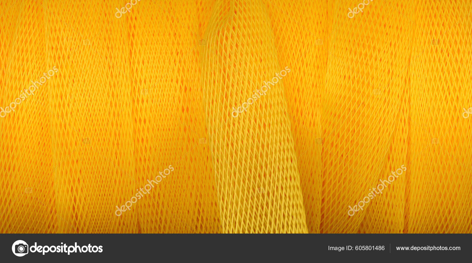 Yellow Plastic Nylon Netting Material Abstract Background Texture Stock ...