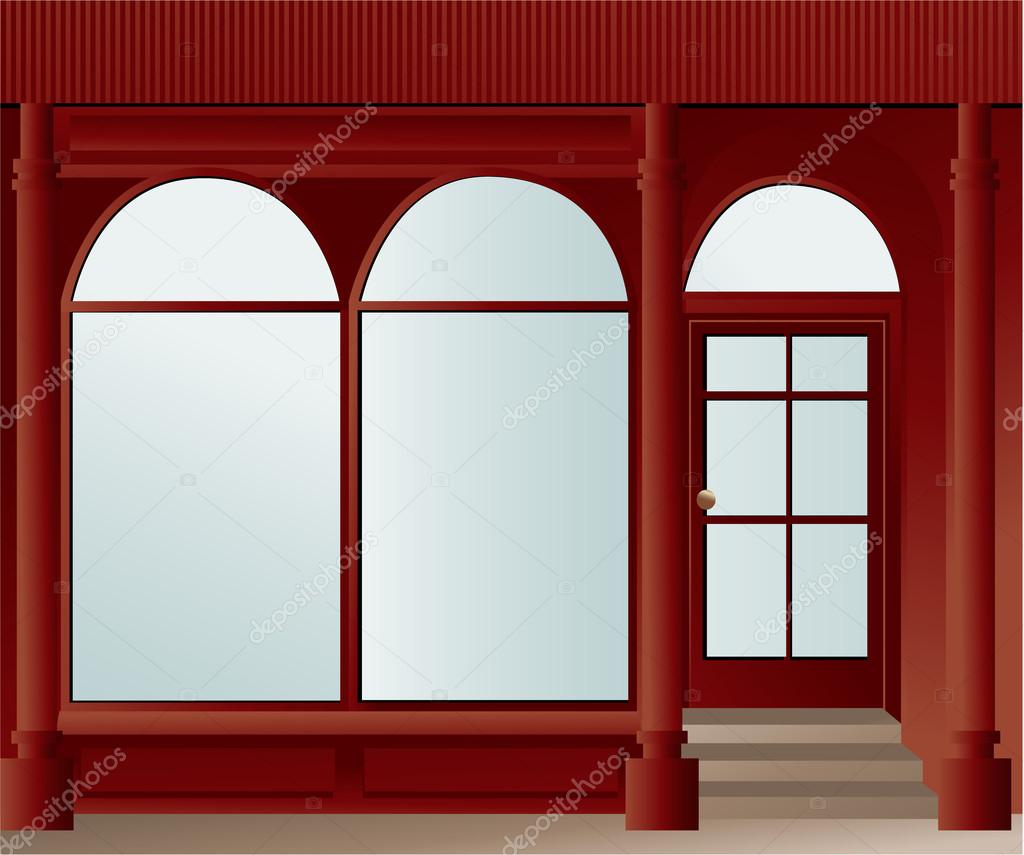 Shop window — Stock Vector © agnieszka #18542623