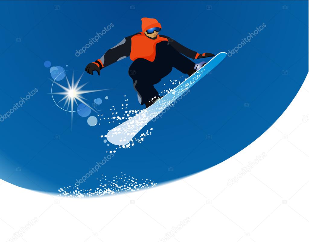Snowboarder Stock Vector Image by ©agnieszka #19554375