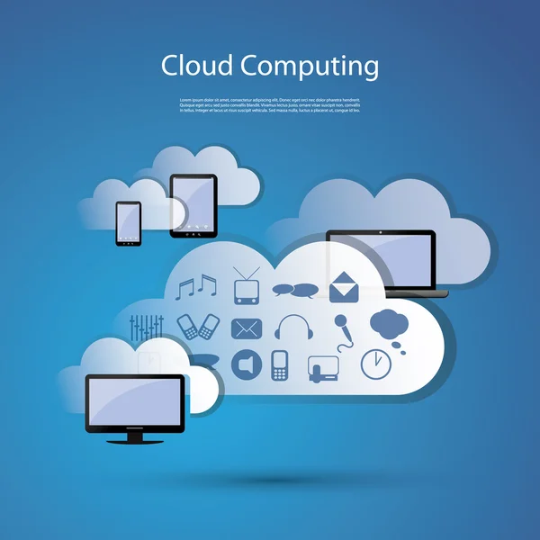 100,000 Cloud computing background Vector Images | Depositphotos