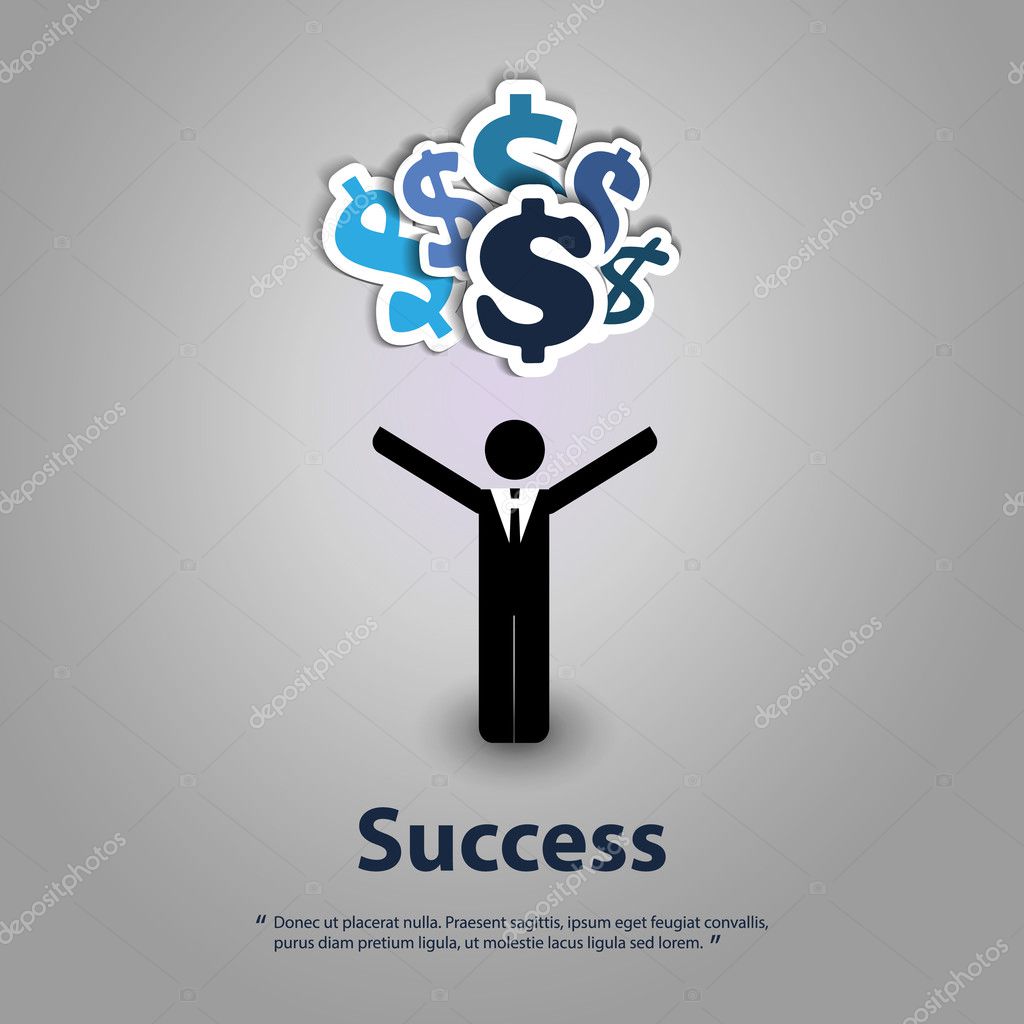 Financial Success Design Concept — Stock Vector © bagotaj #29357101