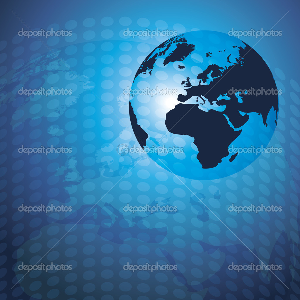 3d Earth Background Stock Vector Image by ©bagotaj #40346793