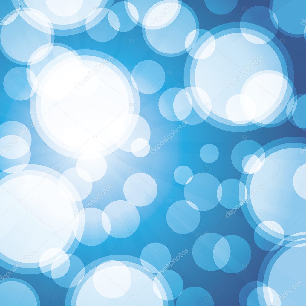 Blue Bubble Vector Background Stock Vector Image by ©bagotaj #40353039