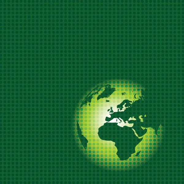 Mapa mundo verde imágenes de stock de arte vectorial | Depositphotos