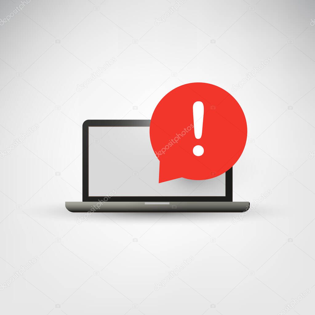 Alerta, Notificación, Advertencia, Mensaje Importante en una Pantalla ...