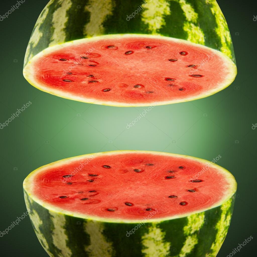 Watermelon Cross Section