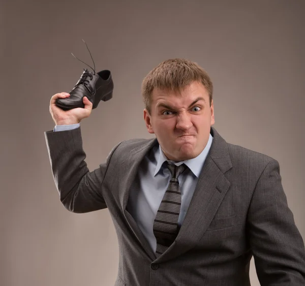 Aggressive office worker Stock Photo by ©Nomadsoul1 35875967