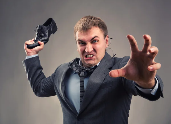 Aggressive office worker Stock Photo by ©Nomadsoul1 35875967