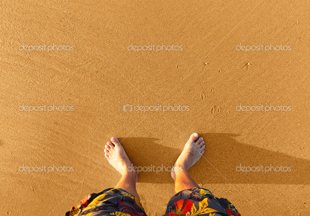 Legs on the sand — Stock Photo © Nomadsoul1 #42689901
