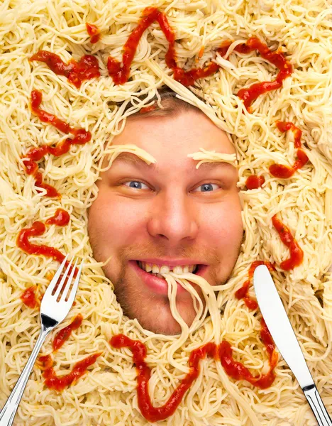 Man in pasta Stock Photo by ©Nomadsoul1 52438909