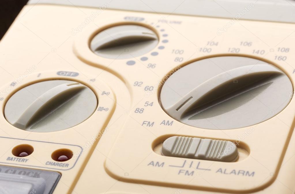 Control panel of radio, closeup picture — Stock Photo © Nomadsoul1 ...