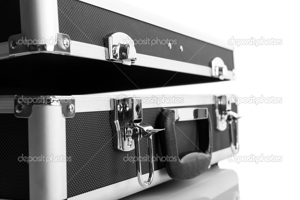 Open Metal Briefcase