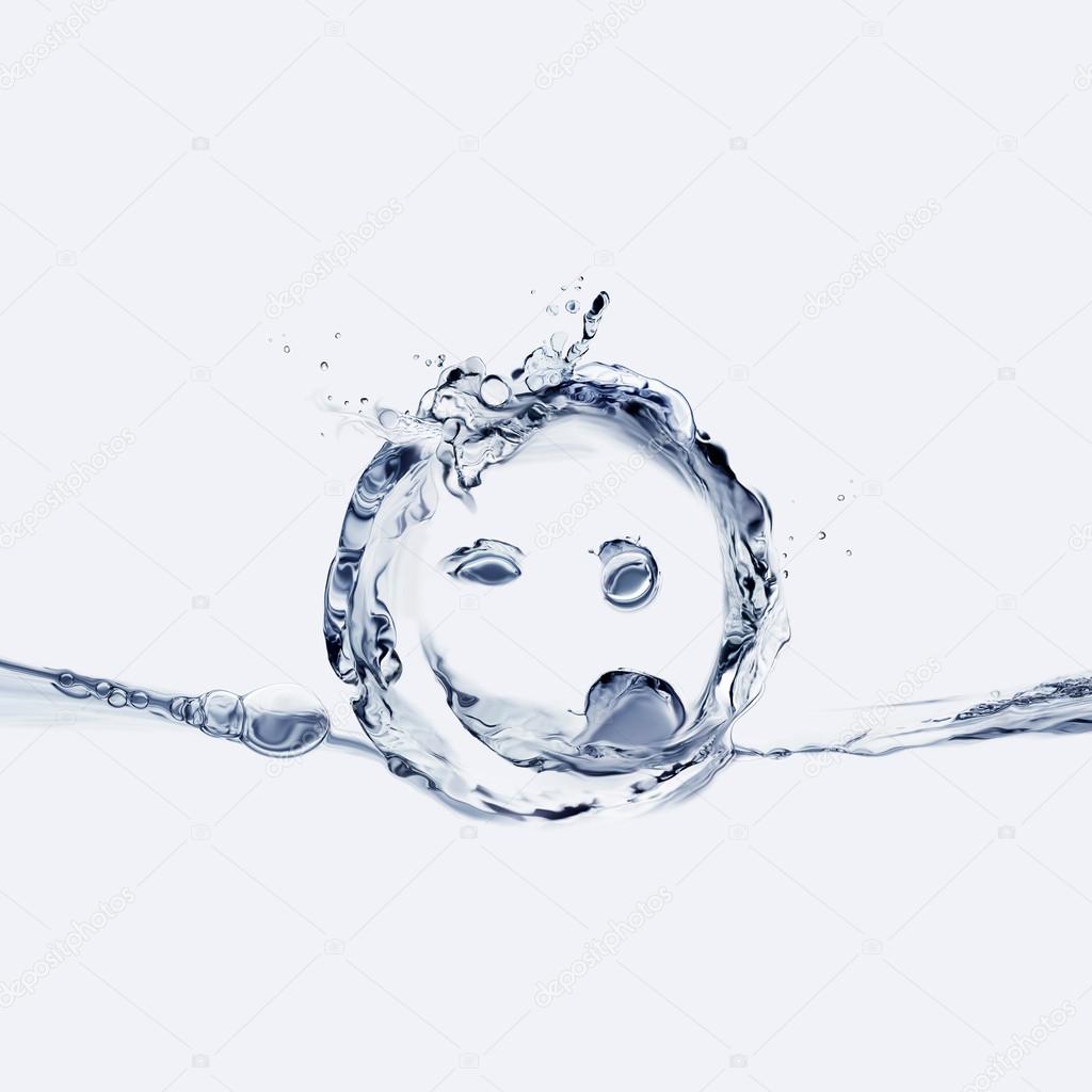 Water Smiley Face Stock Photo by ©GeorgesKyrillos 49640579