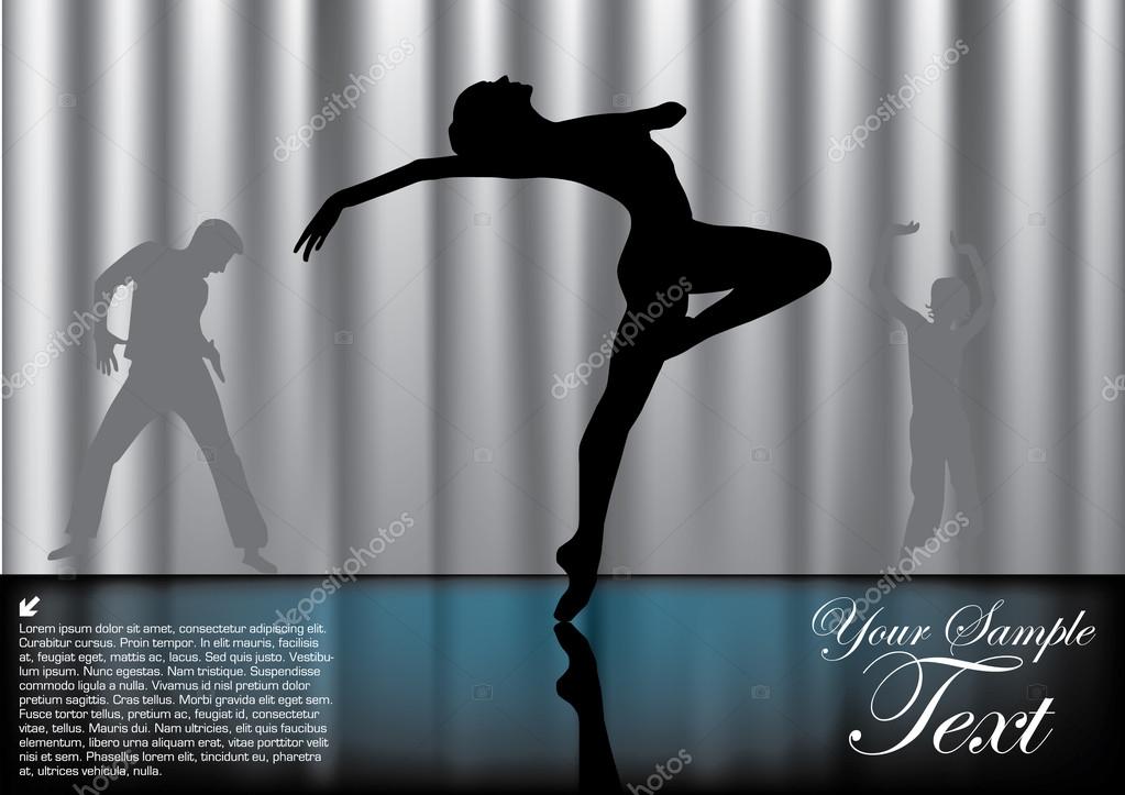 Fondo de ballet mágico Vector de stock por ©sparkdesign 13520523