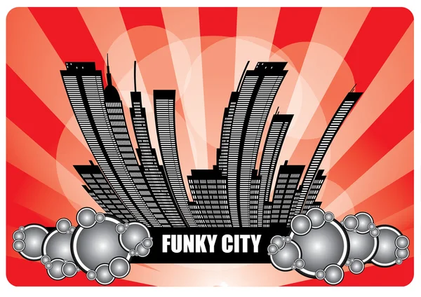 Funky city background Stock Vector Image by ©sparkdesign #29265053