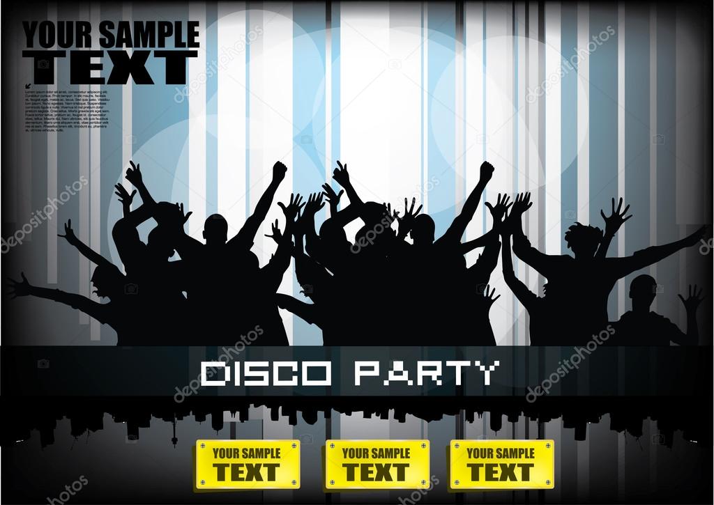 Disco party background Stock Vector by ©sparkdesign 30958365