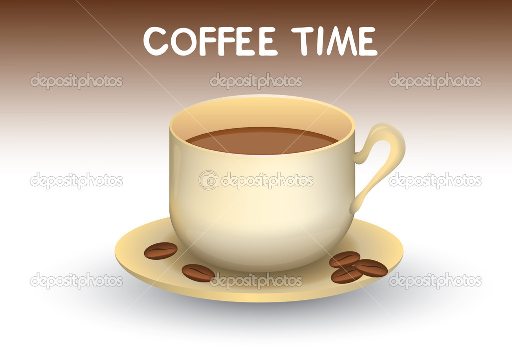 Coffee time background Stock Vector Image by ©sparkdesign #32131677