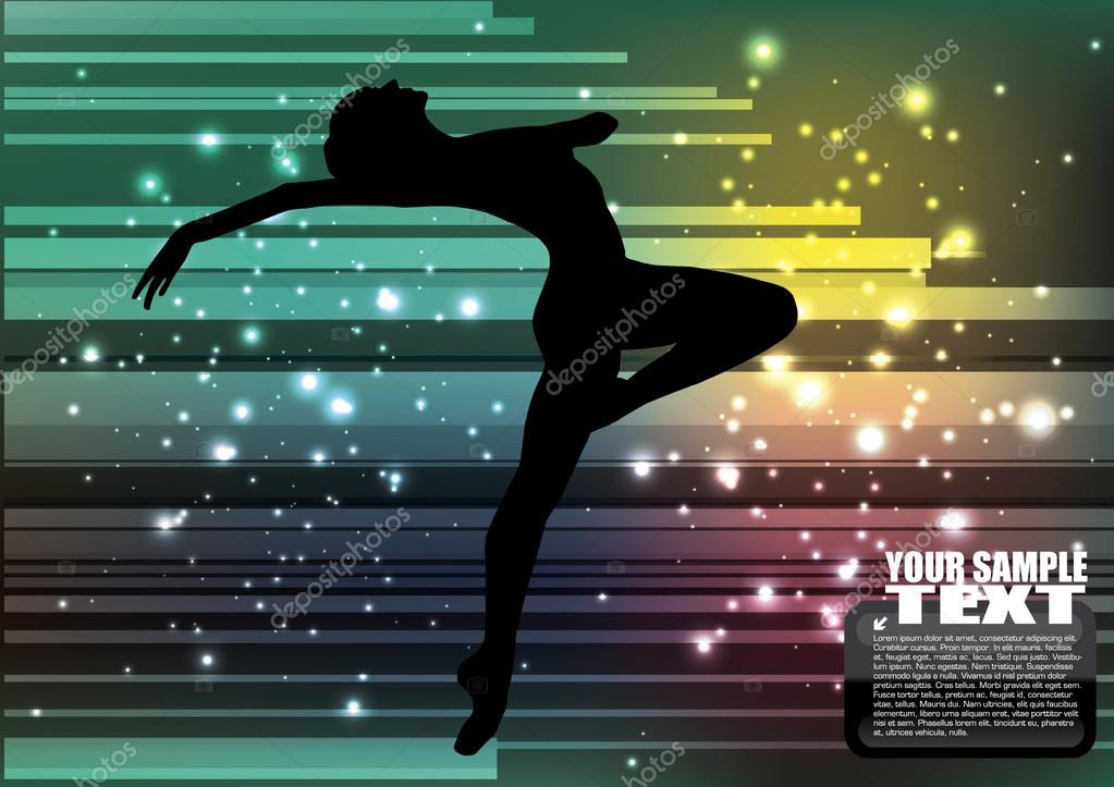 Dancer background Stock Vector Image by ©sparkdesign #42858671